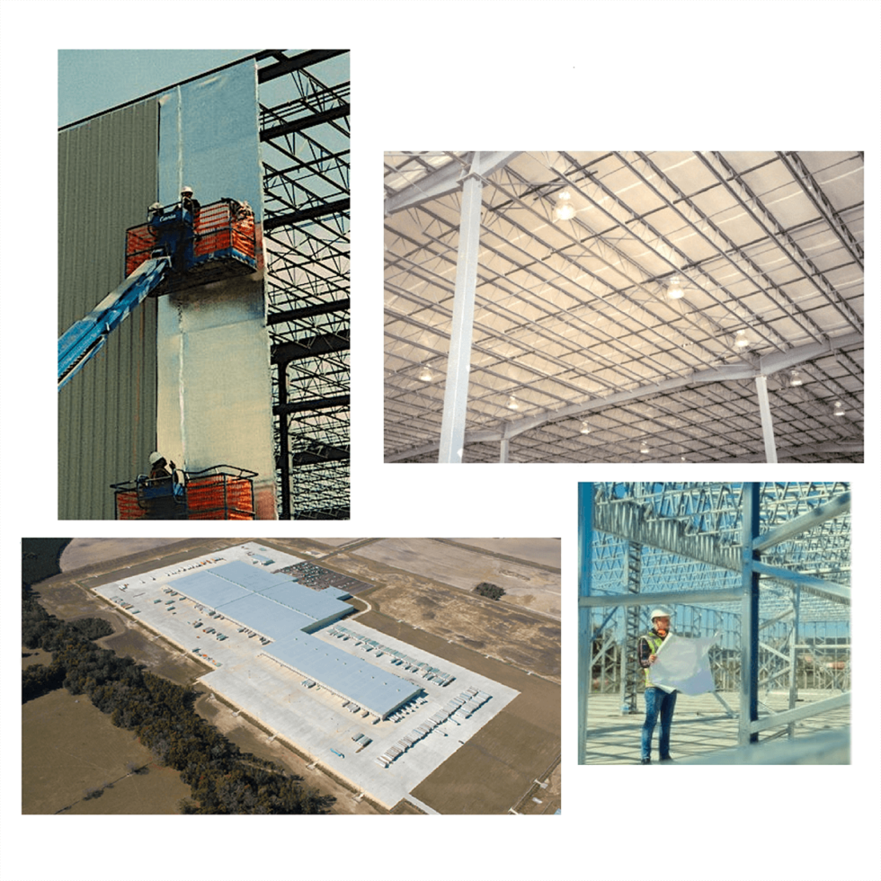 Steel Frame Buildings Insulation | Commercial Insulation | Low-E Insulation